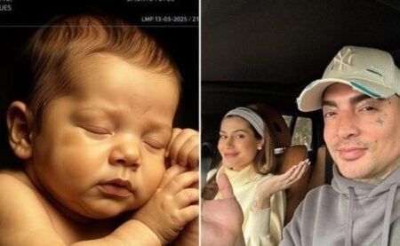 Spoiler em 8K: casal MC Guimê e Fernanda Stroschein revela ultrassom da ...