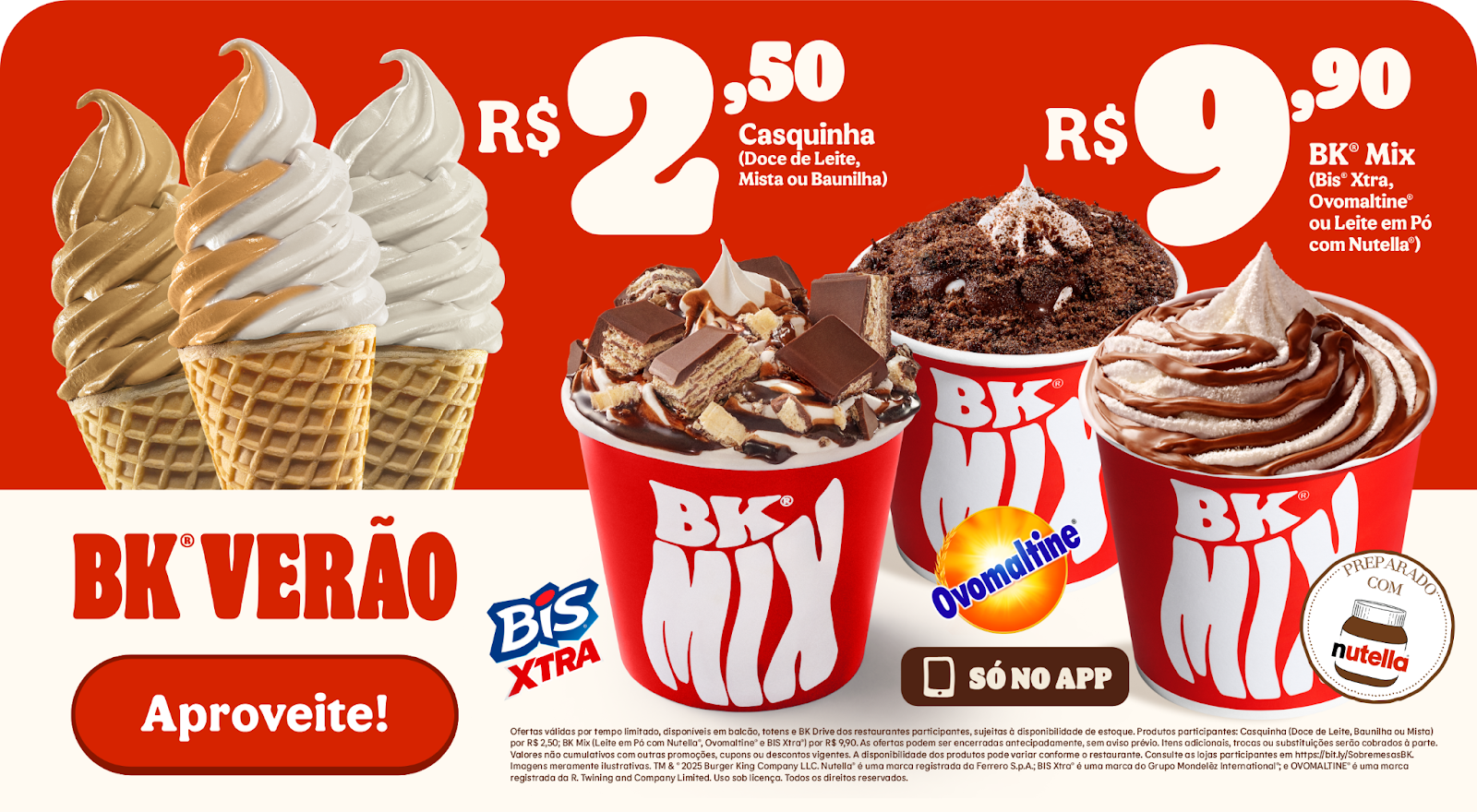 Burger King lança BK Verão com sobremesas em oferta - Alex Ferraz