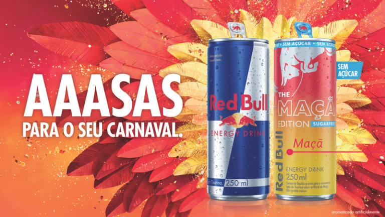 Red Bull lança Maçã Edition Sugarfree para o Carnaval